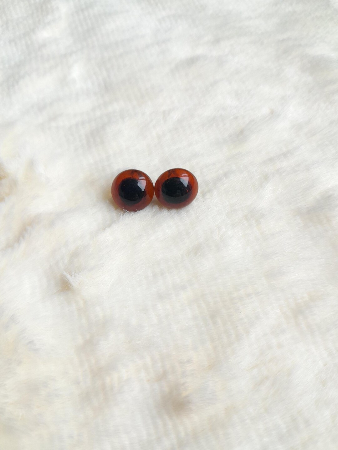 One Pair of Approx 8mm Bernstein Amber Glass Eyes (BM) - Etsy