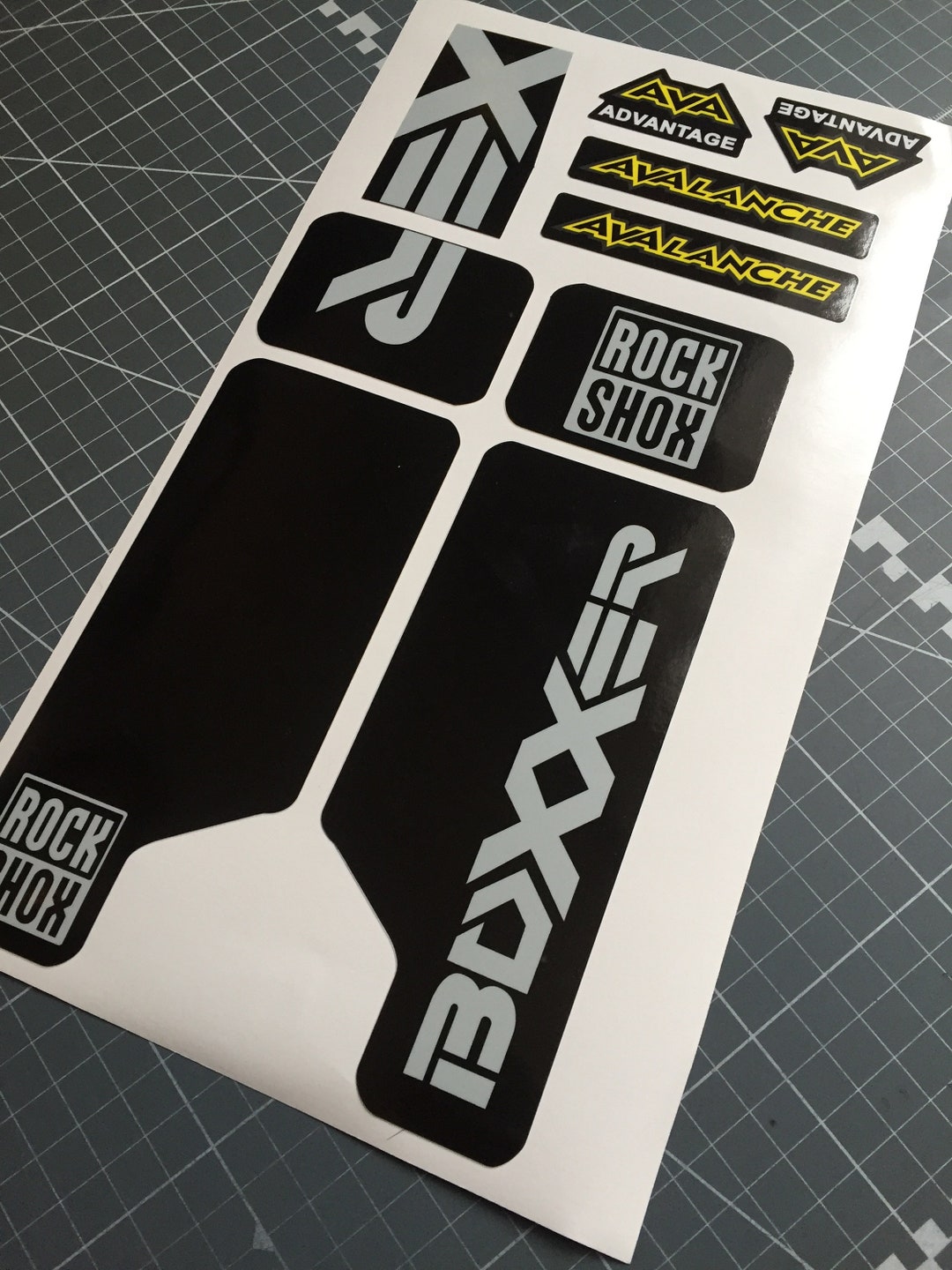 Rock Shox Boxxer 2010 Avalanche Fork Graphics Stickers & Decals - Etsy