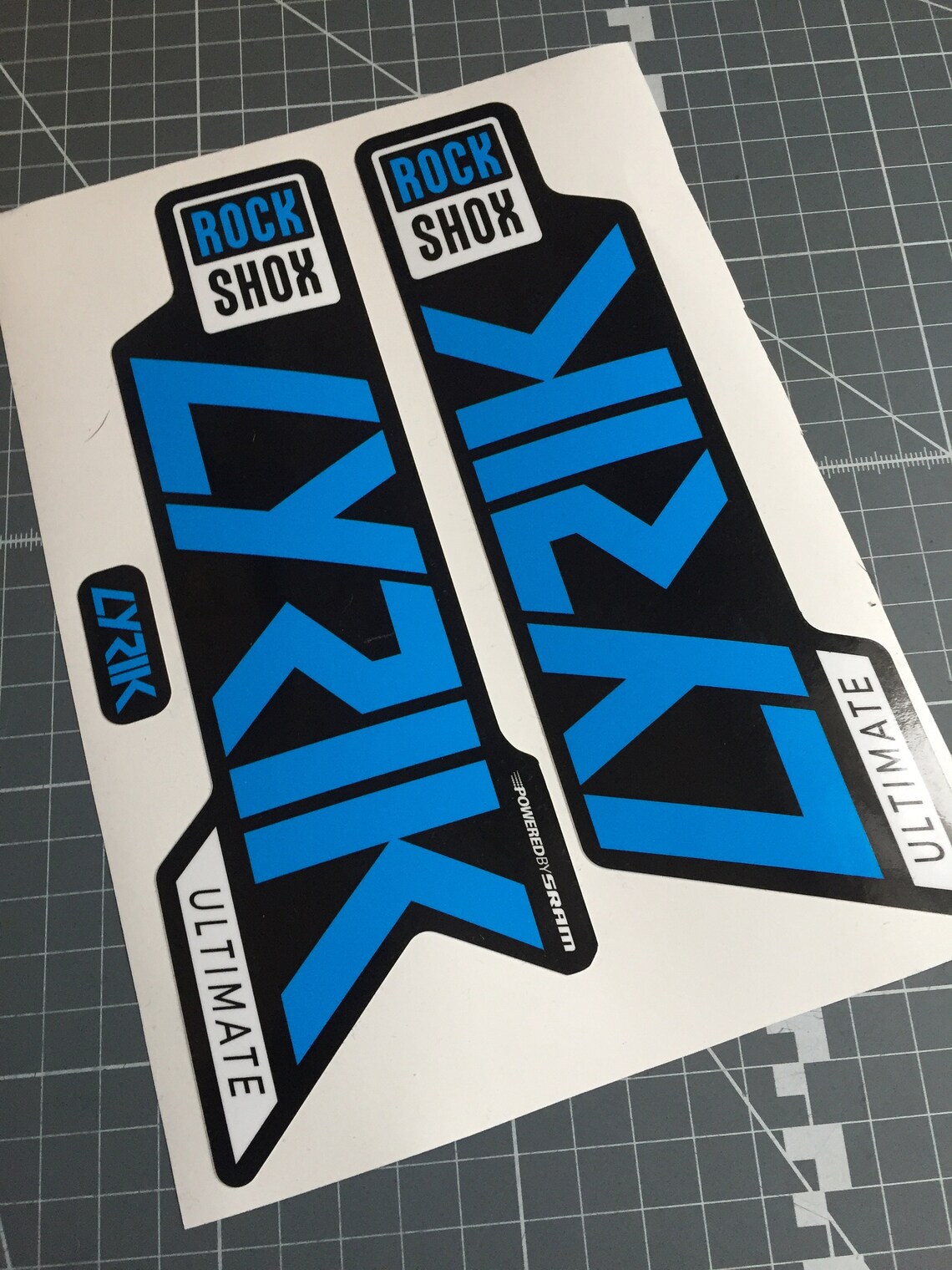 Rock Shox Lyrik Ultimate Fork Graphics Stickers & Decals - Etsy