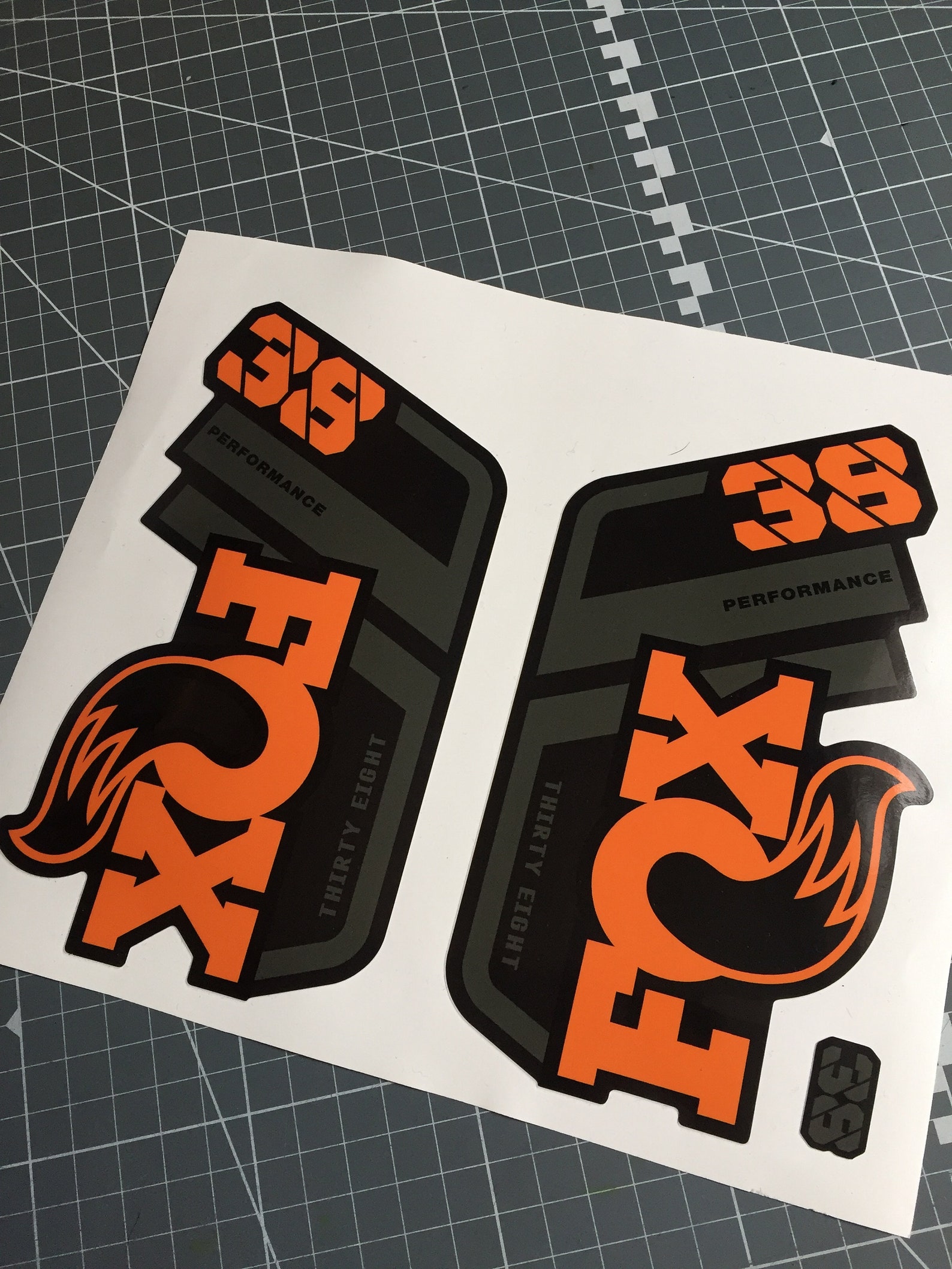 Union Jack Theme Fox Fork Graphics Stickers & Decals - Etsy