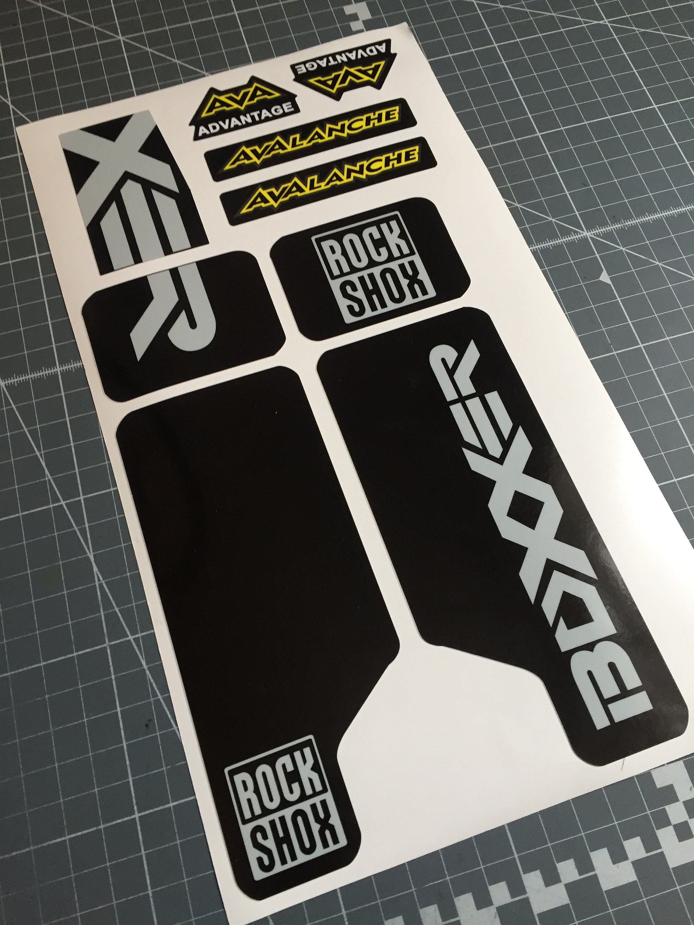 Rock Shox Boxxer 2010 Avalanche Fork Graphics Stickers & Decals - Etsy
