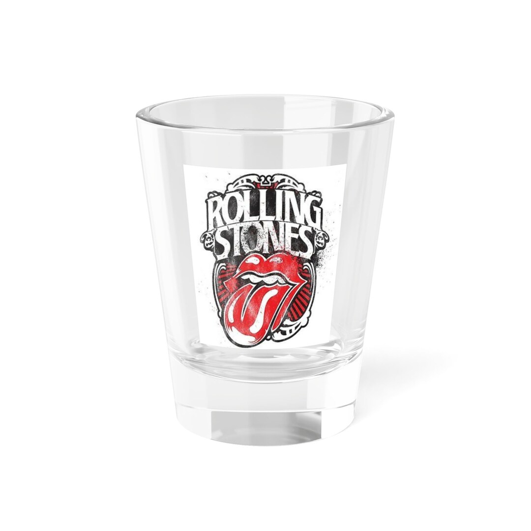 This is a Unique Rolling Stones #2 Shot Glass 1.5 Oz. - Etsy