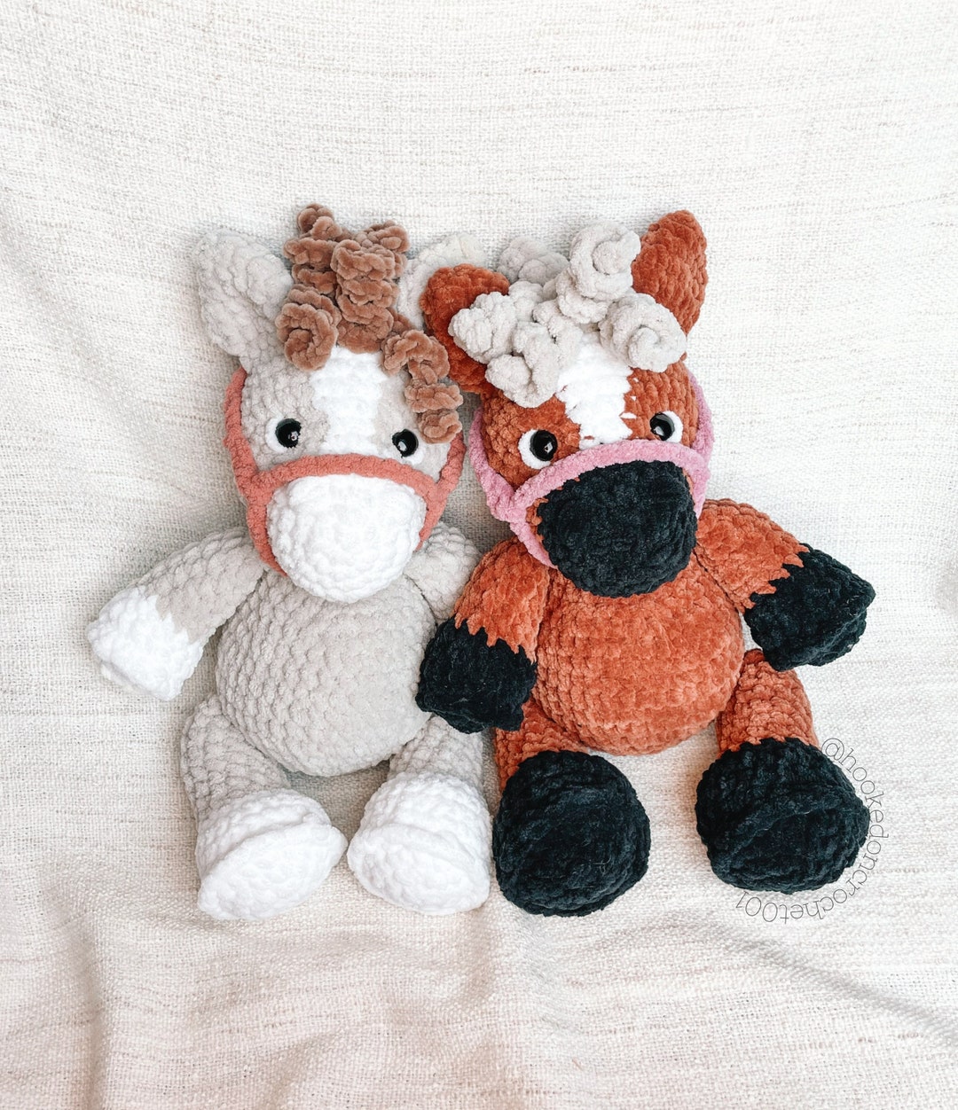 LOW SEW Horse Crochet Pattern Horse Amigurumi Pattern DIY Crochet ...
