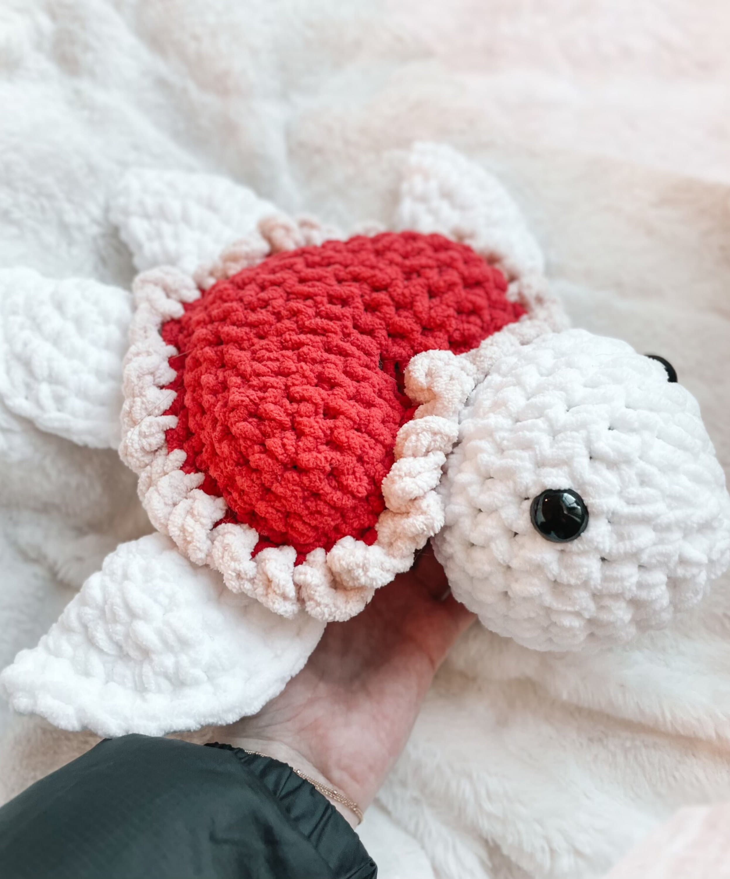Turtle Crochet Pattern Valentines Day Amigurumi Valentine Pattern ...