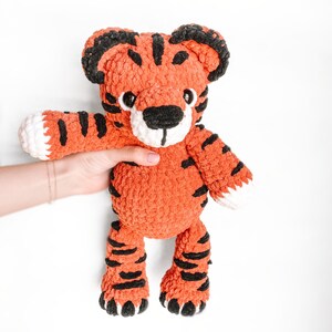 Tiger Crochet Pattern Tiger Amigurumi Pattern Zoo Animal Crochet ...