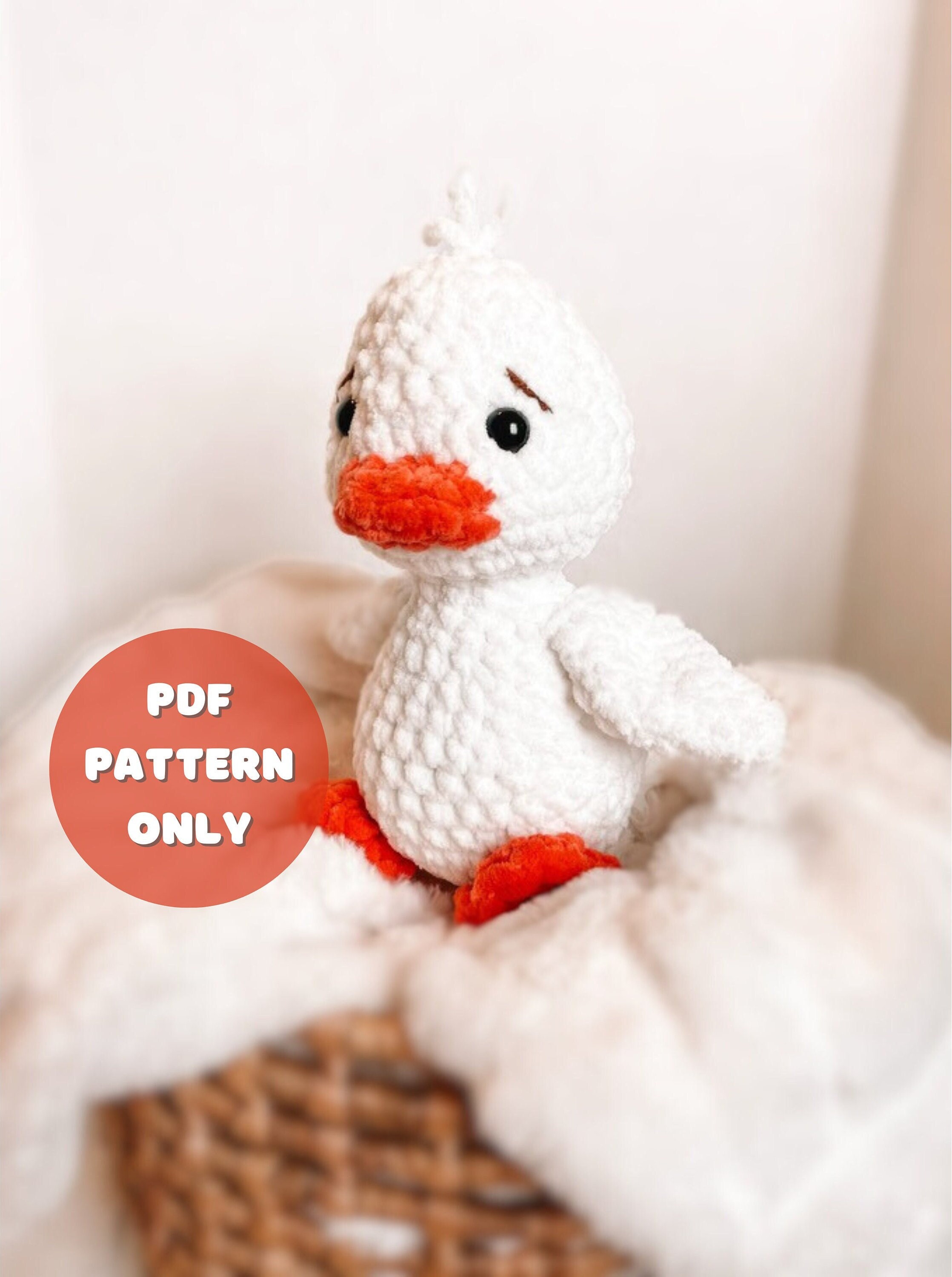 Duck Crochet Pattern Duck Amigurumi Pattern DIY Crochet Tutorial Duck ...