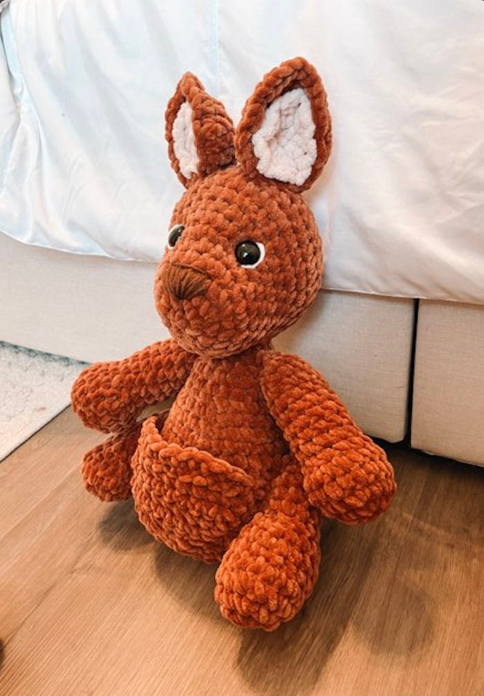 Kangaroo Crochet Pattern, Valentines Crochet Pattern, Amigurumi ...