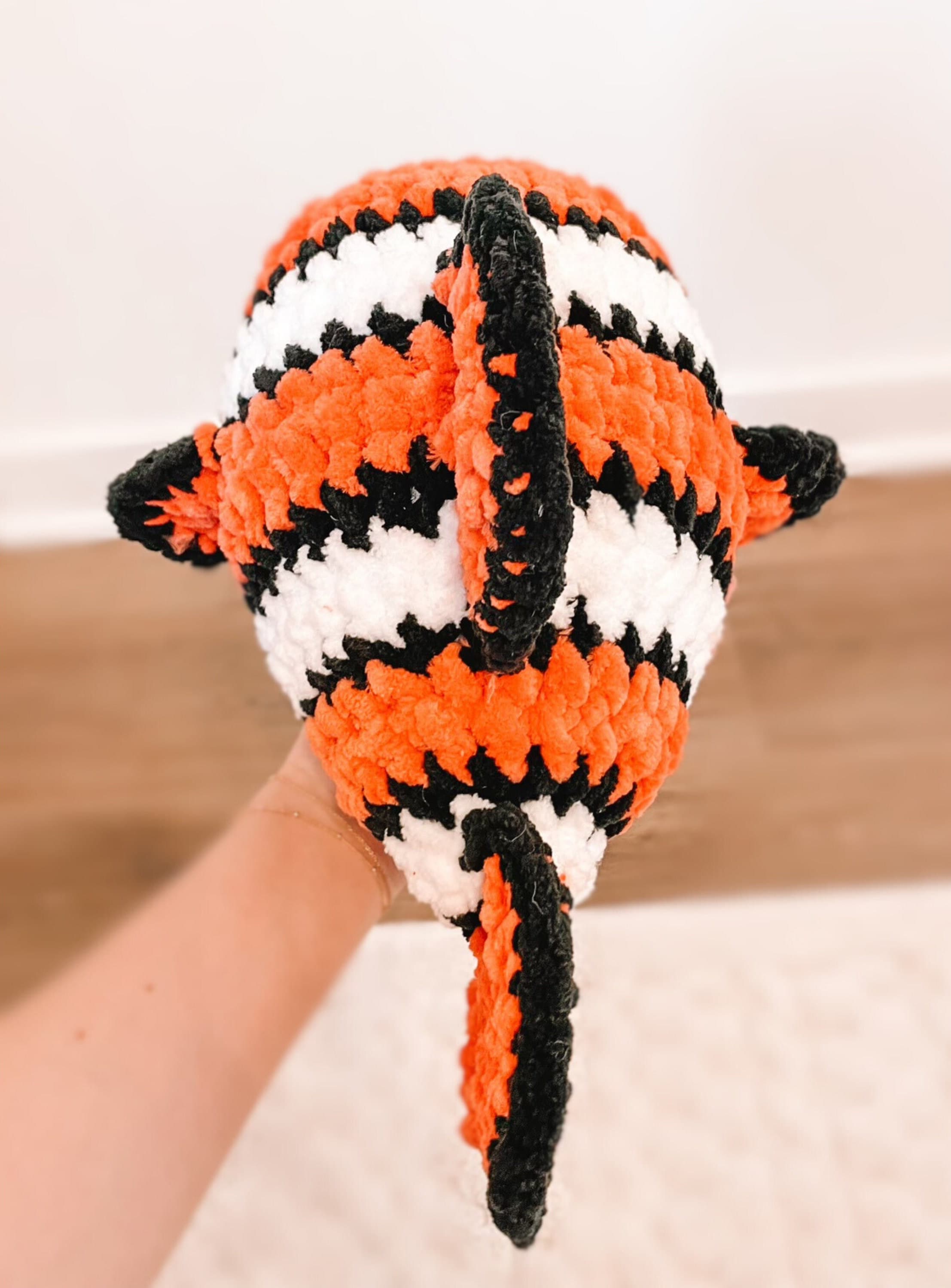 Clownfish Crochet Pattern Fish Amigurumi Pattern DIY Crochet Fish ...
