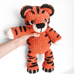 Tiger Crochet Pattern Tiger Amigurumi Pattern Zoo Animal Crochet ...