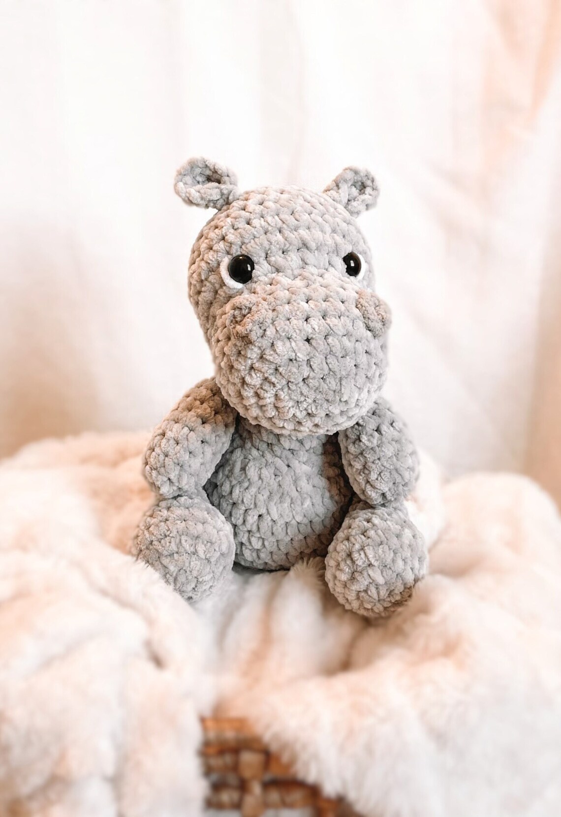Hippo Crochet Pattern Hippo Amigurumi Pattern Animal Crochet Pattern ...