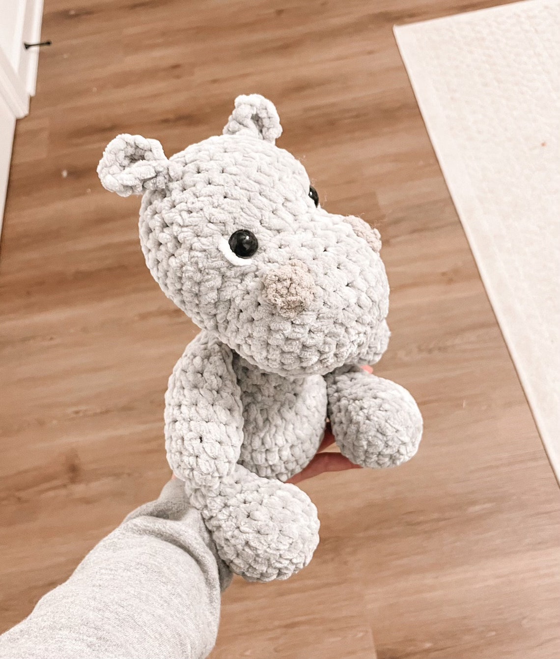 Hippo Crochet Pattern Hippo Amigurumi Pattern Animal Crochet Pattern ...