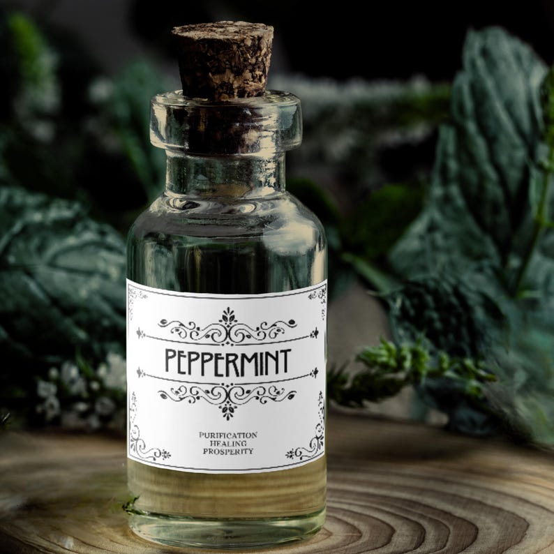 Printable Witchy Apothecary Herb and Spice Jar Labels | Vintage Herbal ...