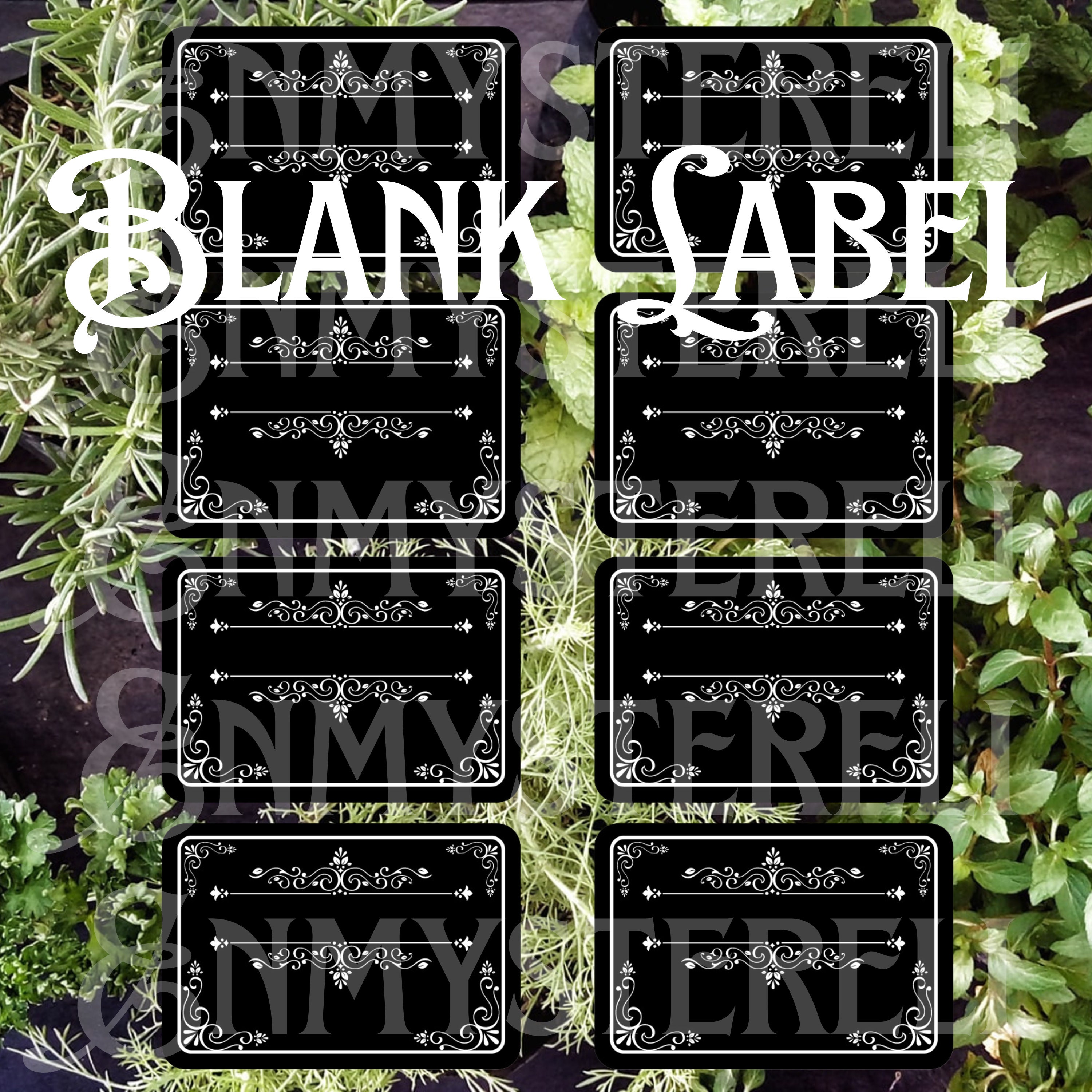 Printable Witchy Apothecary Herb and Spice Jar Labels | Vintage Herbal ...