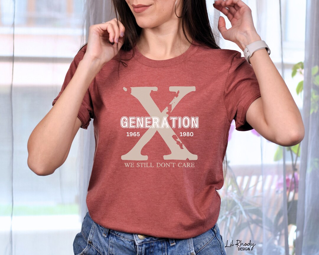 Gen X 1965 to 1980 Tee, Gen-x Shirt, Generation X Shirt, Genx Gift ...