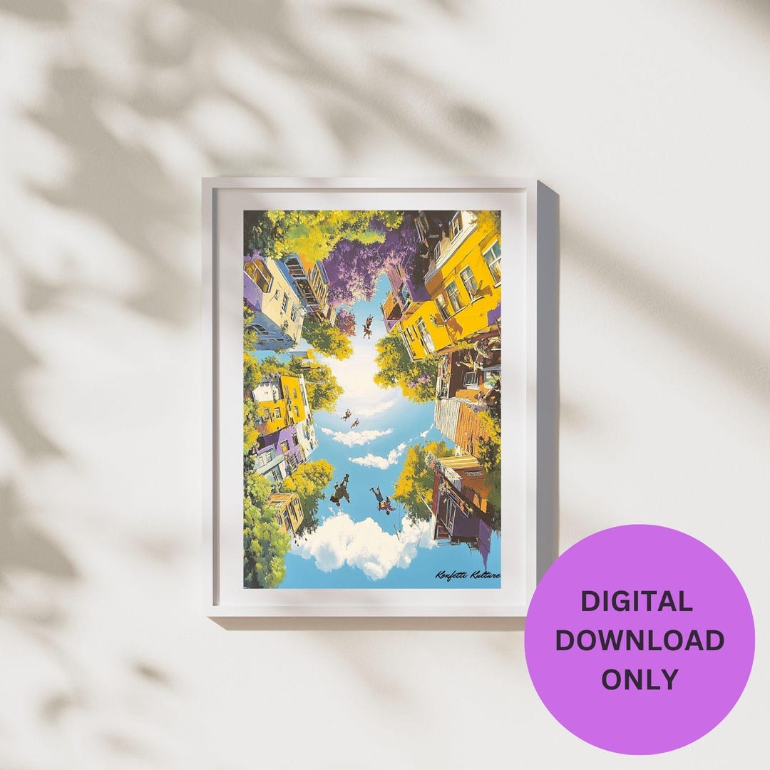 January 25 - Opposite Day: Art With a Twist Printable Wall Art (digital ...