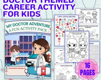 Doctor Career Activity Pack for Kids – Printable PDF | Fun STEM ...