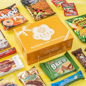 International Exotic Snack Box Variety Pack, Count Premium Foreign Rare ...