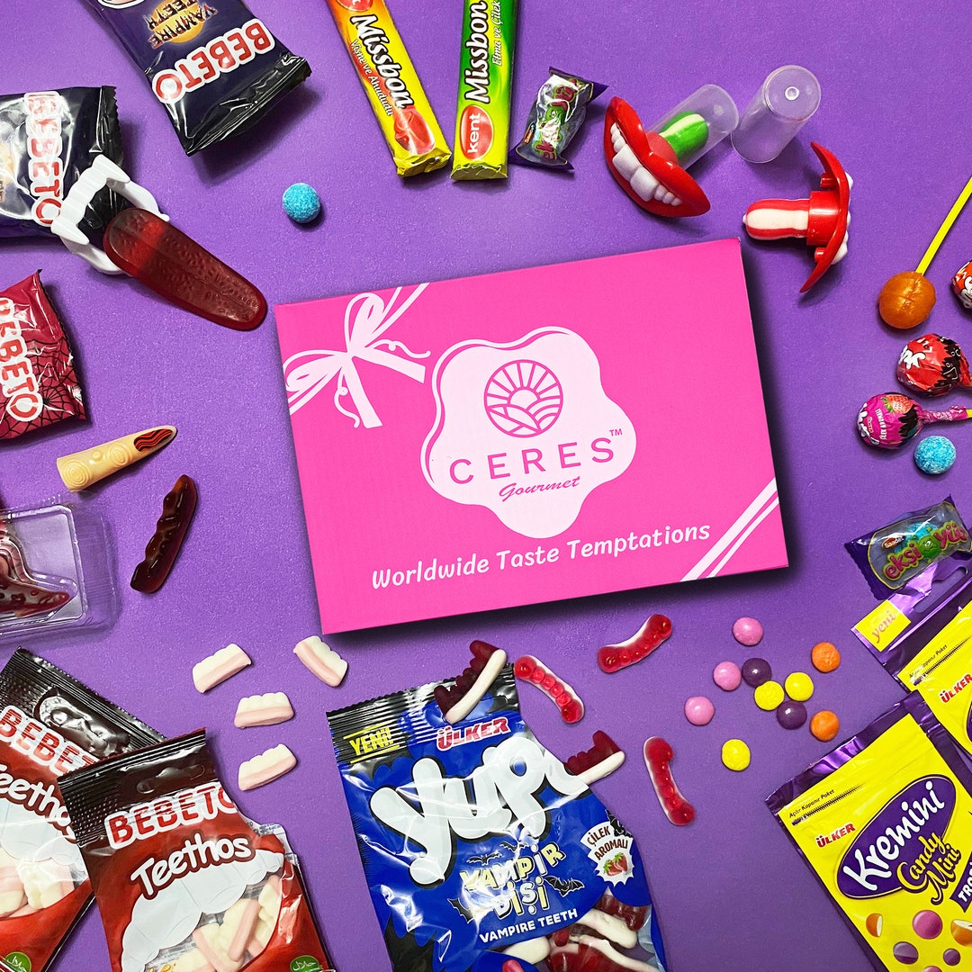 Funny Candy Box Variety Pack 21 Pcs, Vampire Teeth Fangs Witch Fingers ...