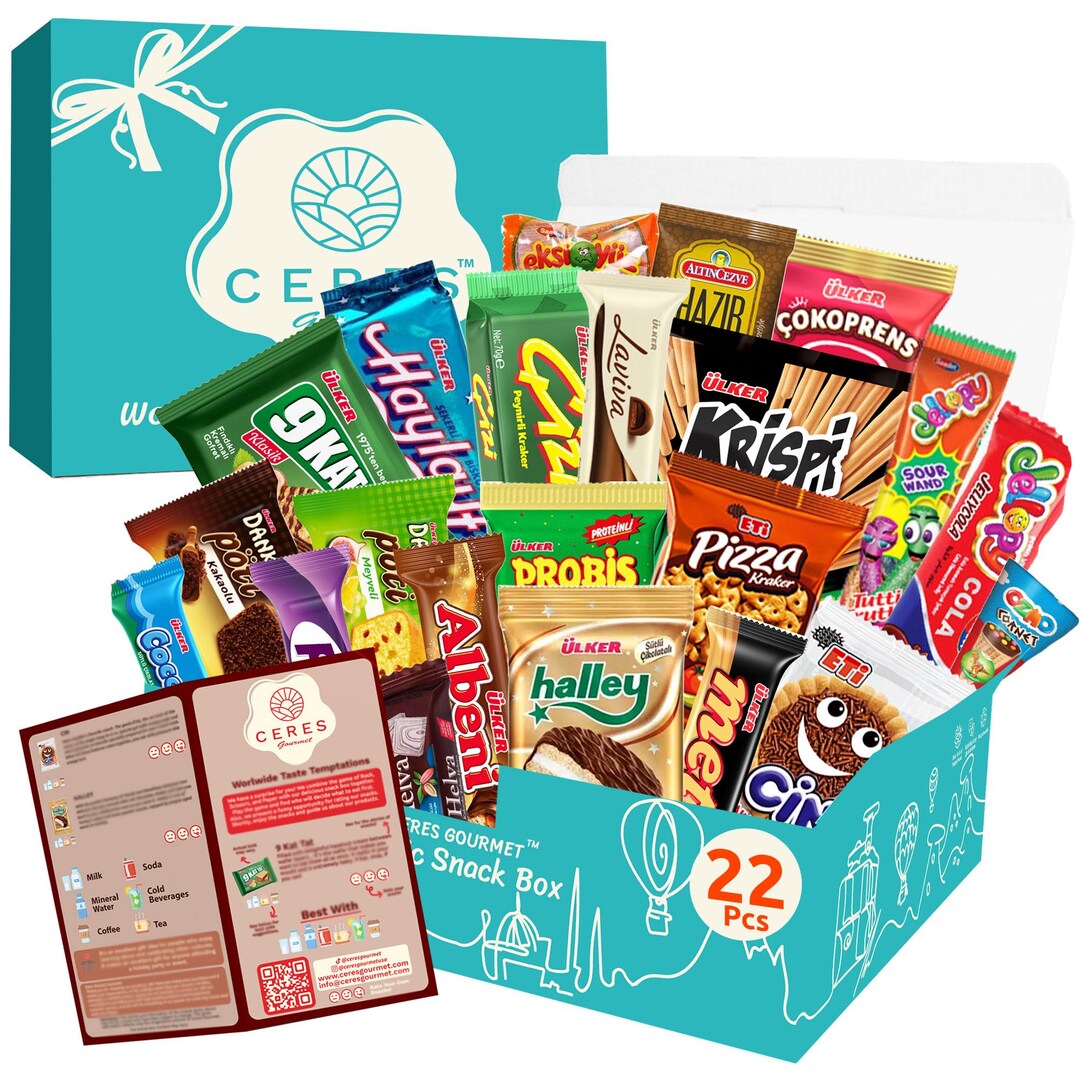 Exotic Snack Box Variety Pack, Premium Foreign Rare Snack Food Gifts ...