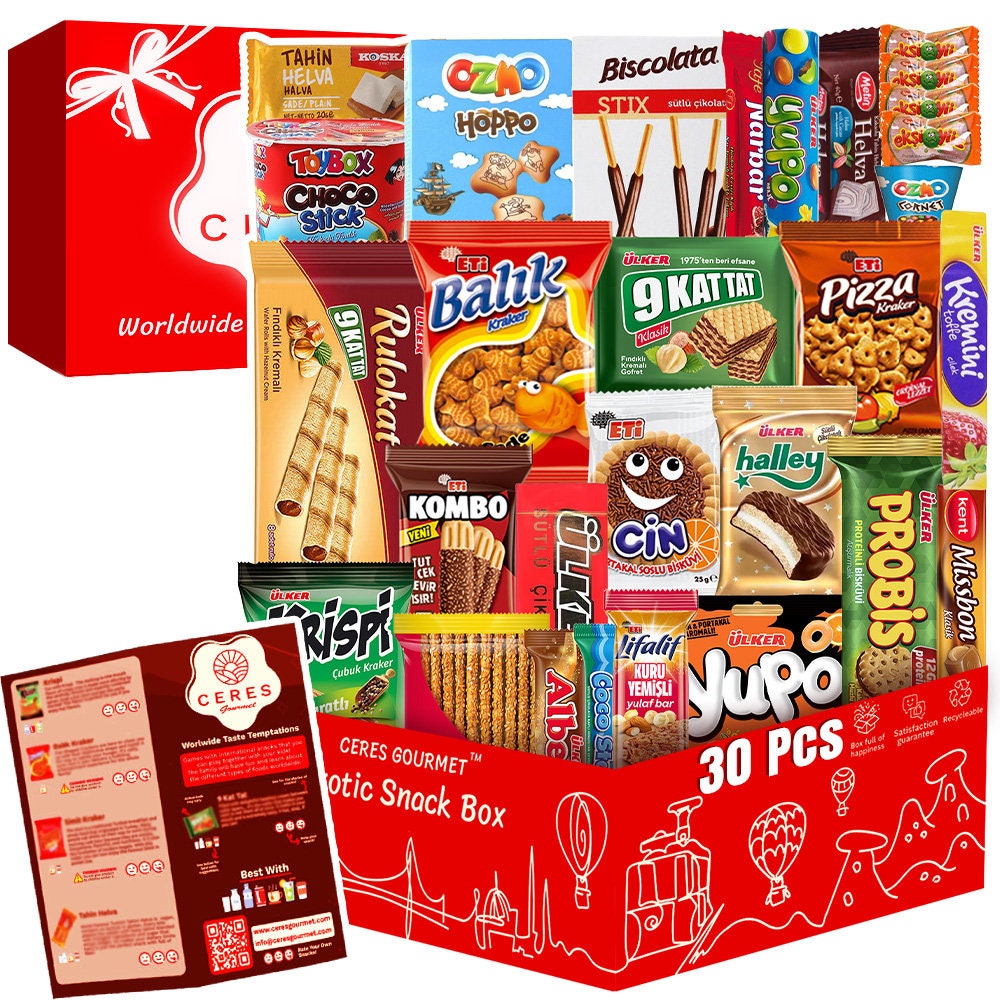 International Exotic Snack Box for Christmas Rare Premium - Etsy Canada
