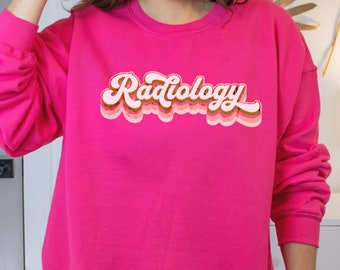 Retro Radiology Sweatshirt Radiology Gifts RAD Tech Sweater X-ray Tech ...