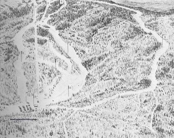 Sunday River - 1980 Trail Map Print Only - Etsy