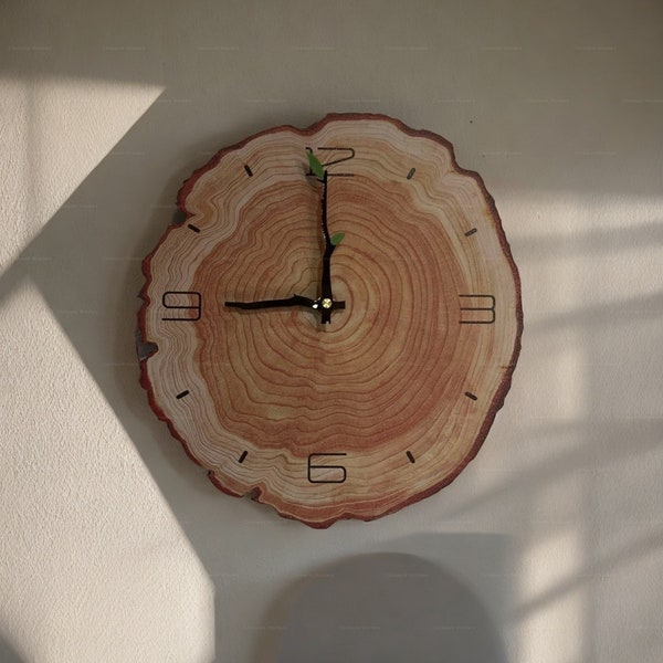Modern Wood Clock - Etsy