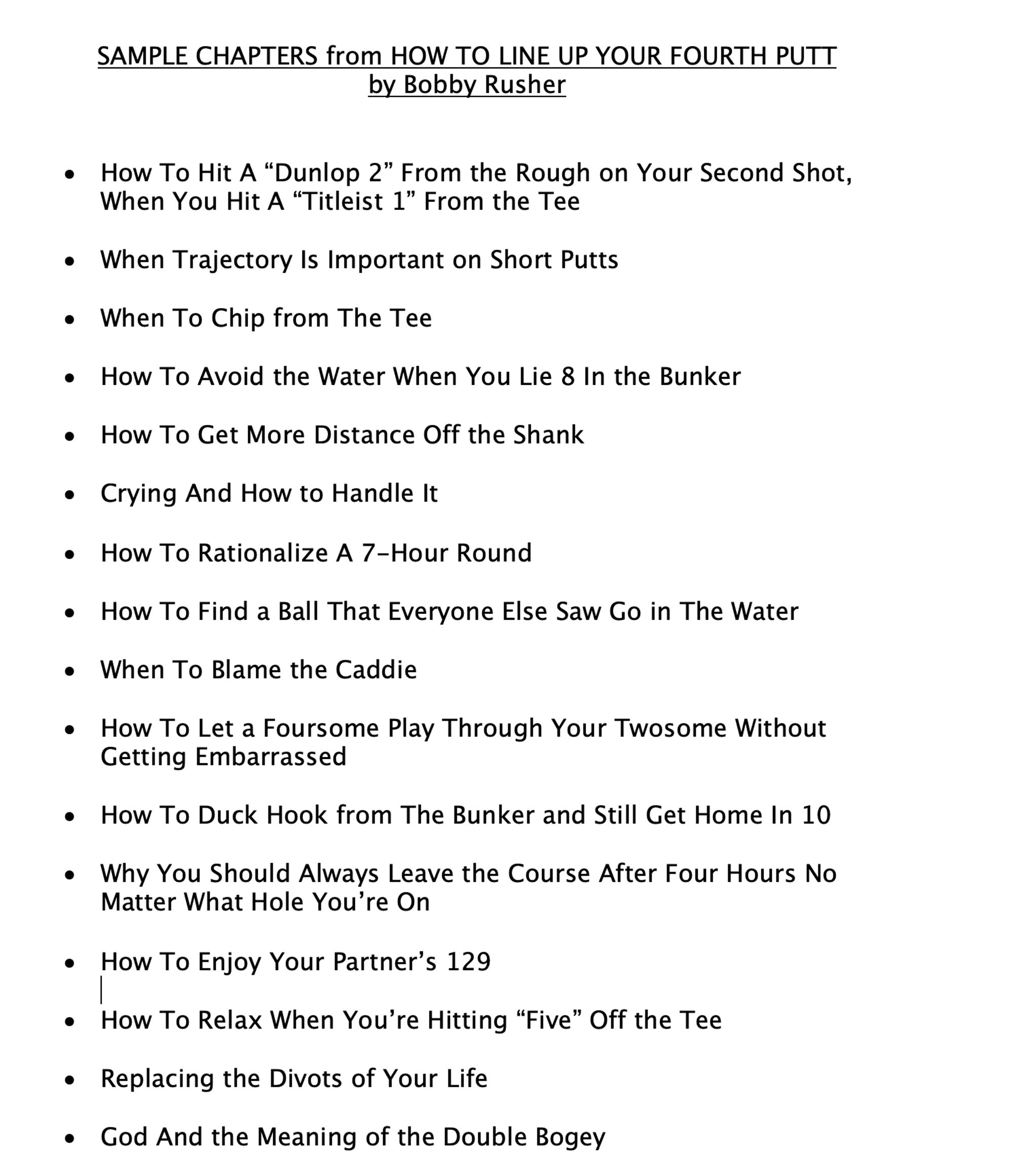 How to Line up Your 4th Putt, a Perfect Golf Gift Book - Etsy