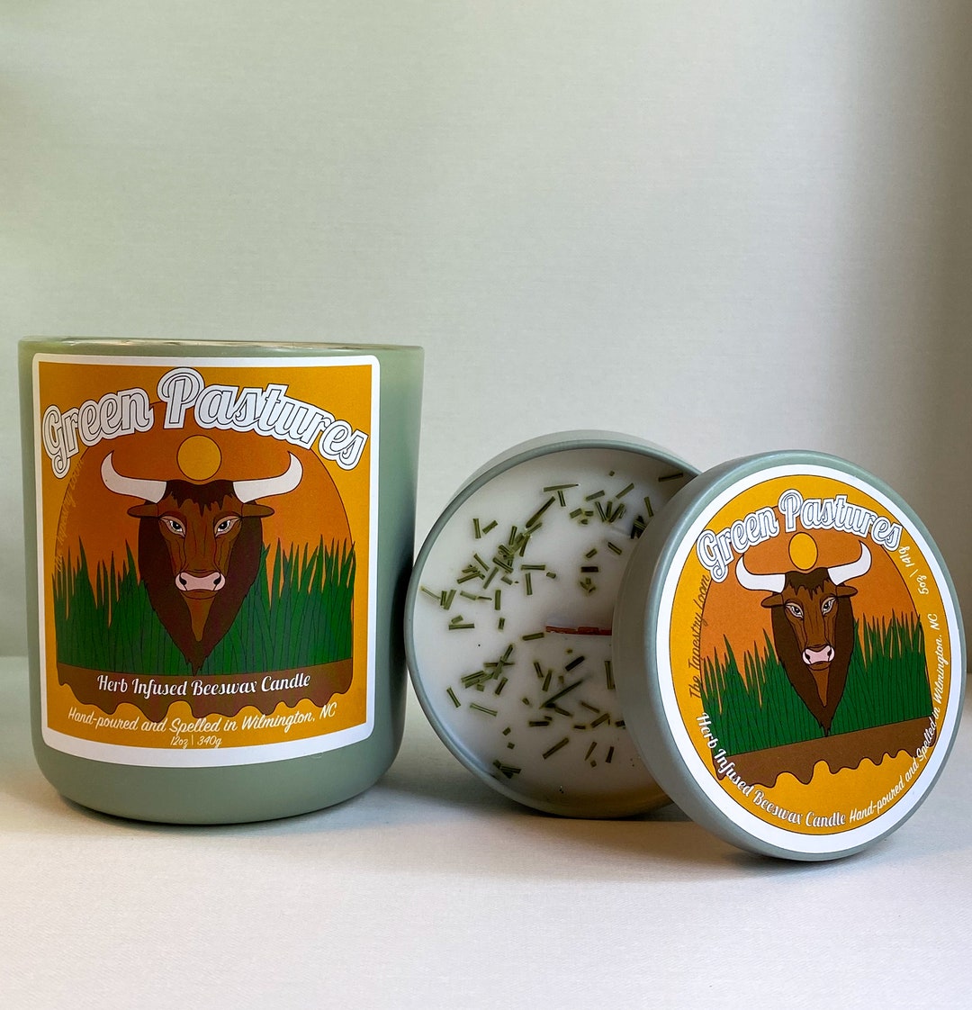Green Pastures Spelled/fixed (bull) Magical (money) Candle - Etsy