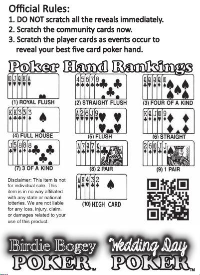 Football Party Poker Scratch off Cards - Etsy