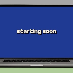 Twitch Stream Text Starting Soon Be Right Back Screen Animated Brb ...