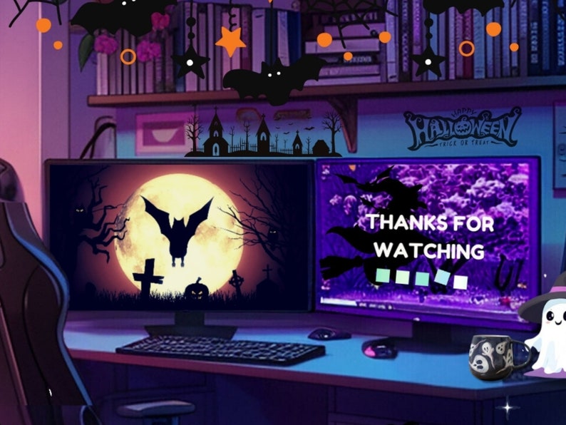 Animated Spooky Twitch Screen: Horror Halloween Theme (MP4 Video) - Etsy