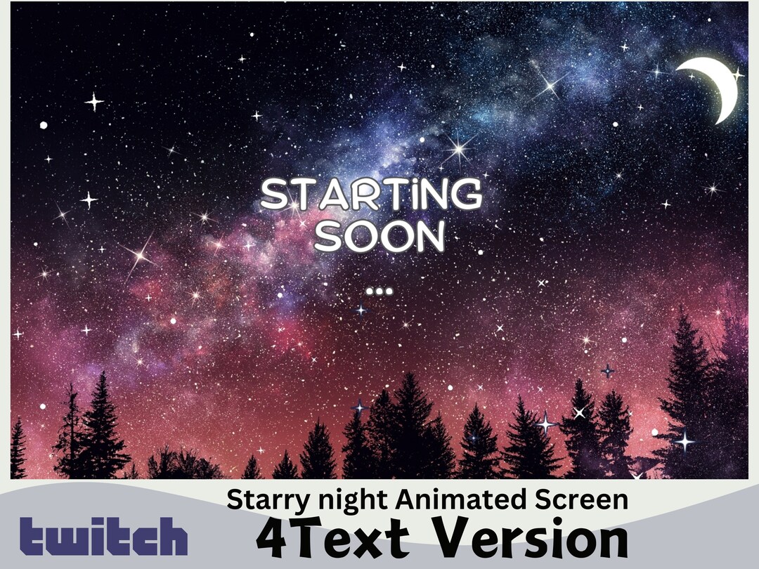 Starting Soon, Be Right Back, Stream Ending, Stream Offline Animated ...