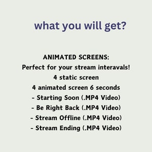 Streamer Minimalist Aqua Blues Animated Screen Collection, Twitch ...