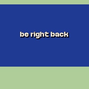 Twitch Stream Text Starting Soon Be Right Back Screen Animated Brb ...