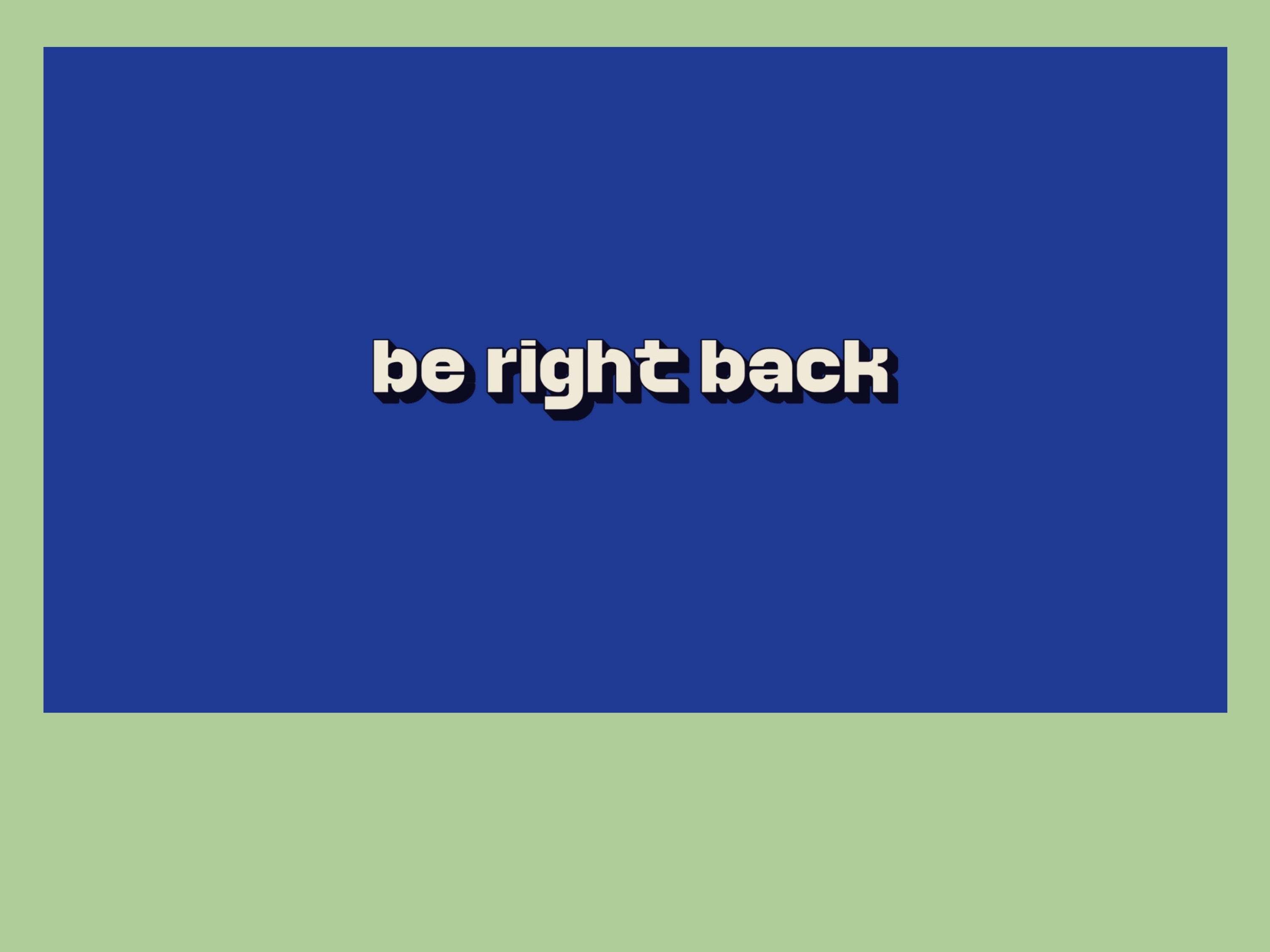 Twitch Stream Text Starting Soon Be Right Back Screen Animated Brb ...