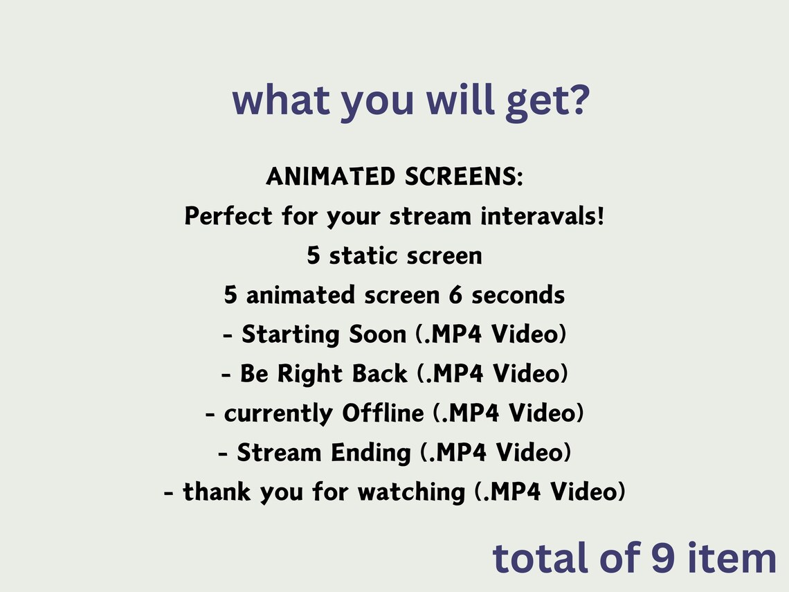 Animated Starting Stream Screen Gaming Twitch Scene, Stream Starting ...