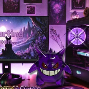 Animated Gengar Lofi Twitch Overlay: Gaming Stream Screens (digital ...