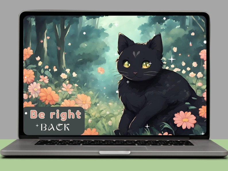 4 Animated Lofi Twitch Screens Overlay Cat Animated Starting Soon ...
