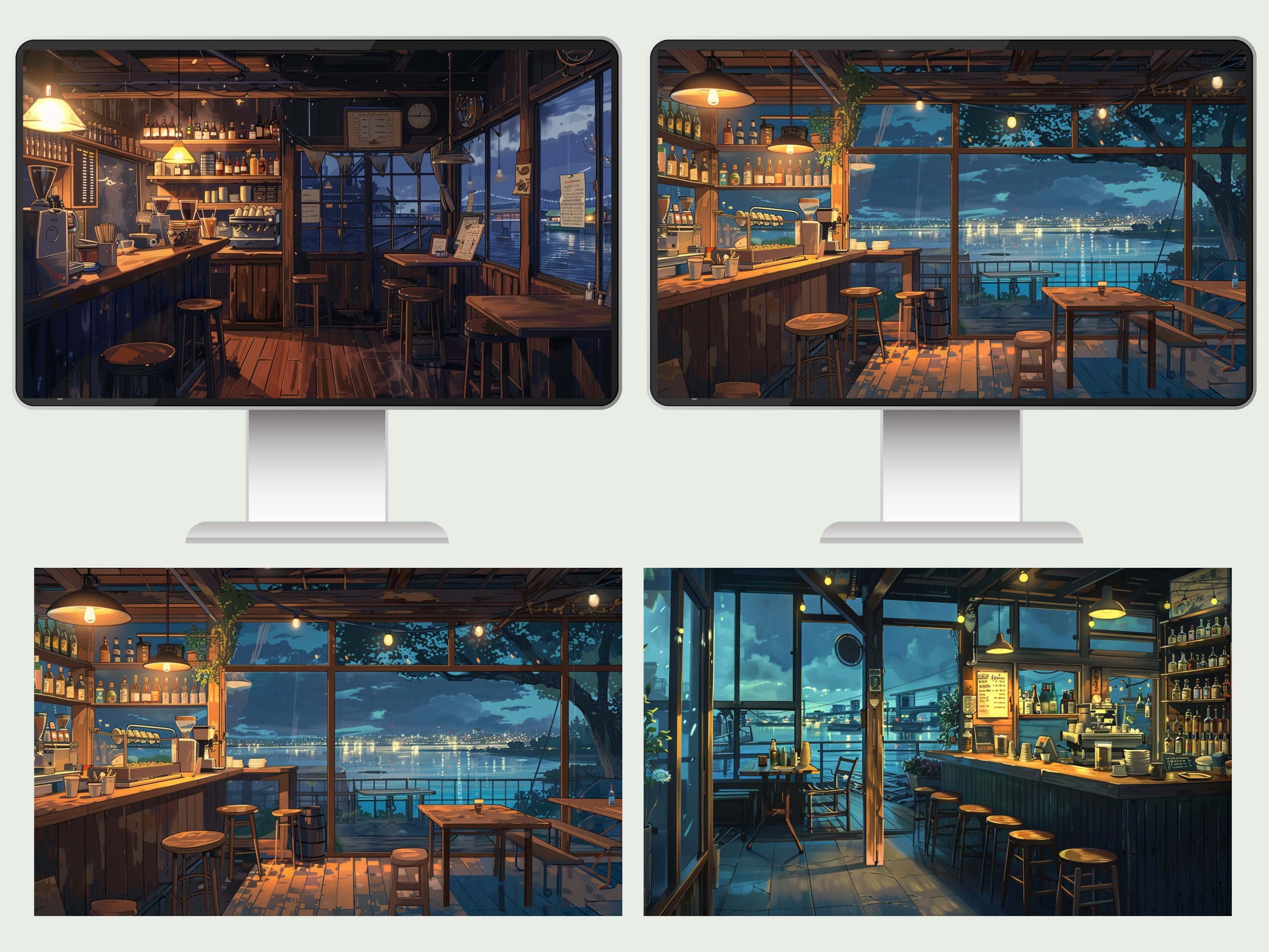 Stream Banner Twitch Background Studio Ghibli Inspired Stream Banner ...