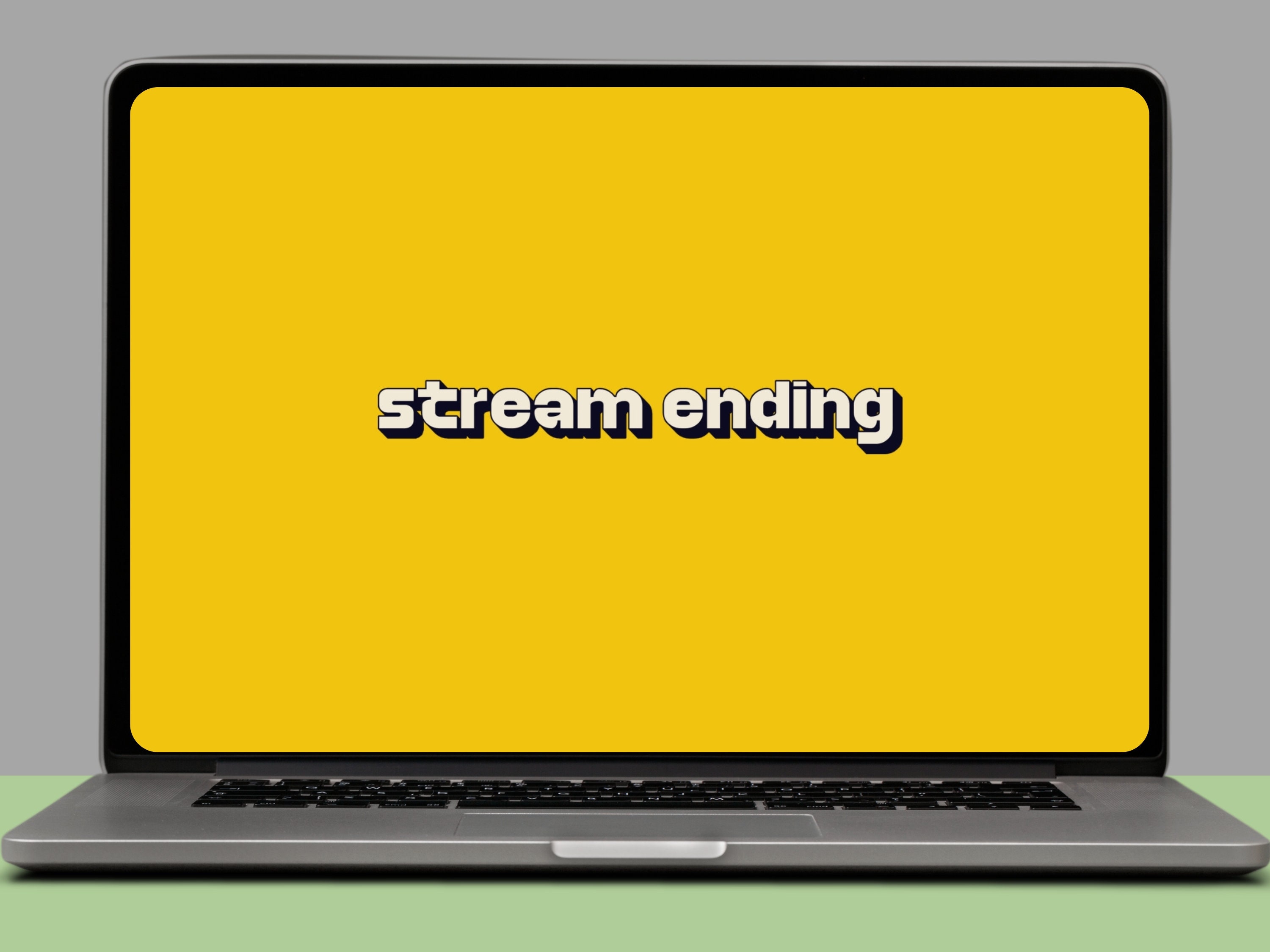 Twitch Animated Stream Overlay Golden Yellow Collection, Stream ...