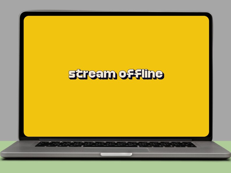 Twitch Animated Stream Overlay Golden Yellow Collection, Stream ...