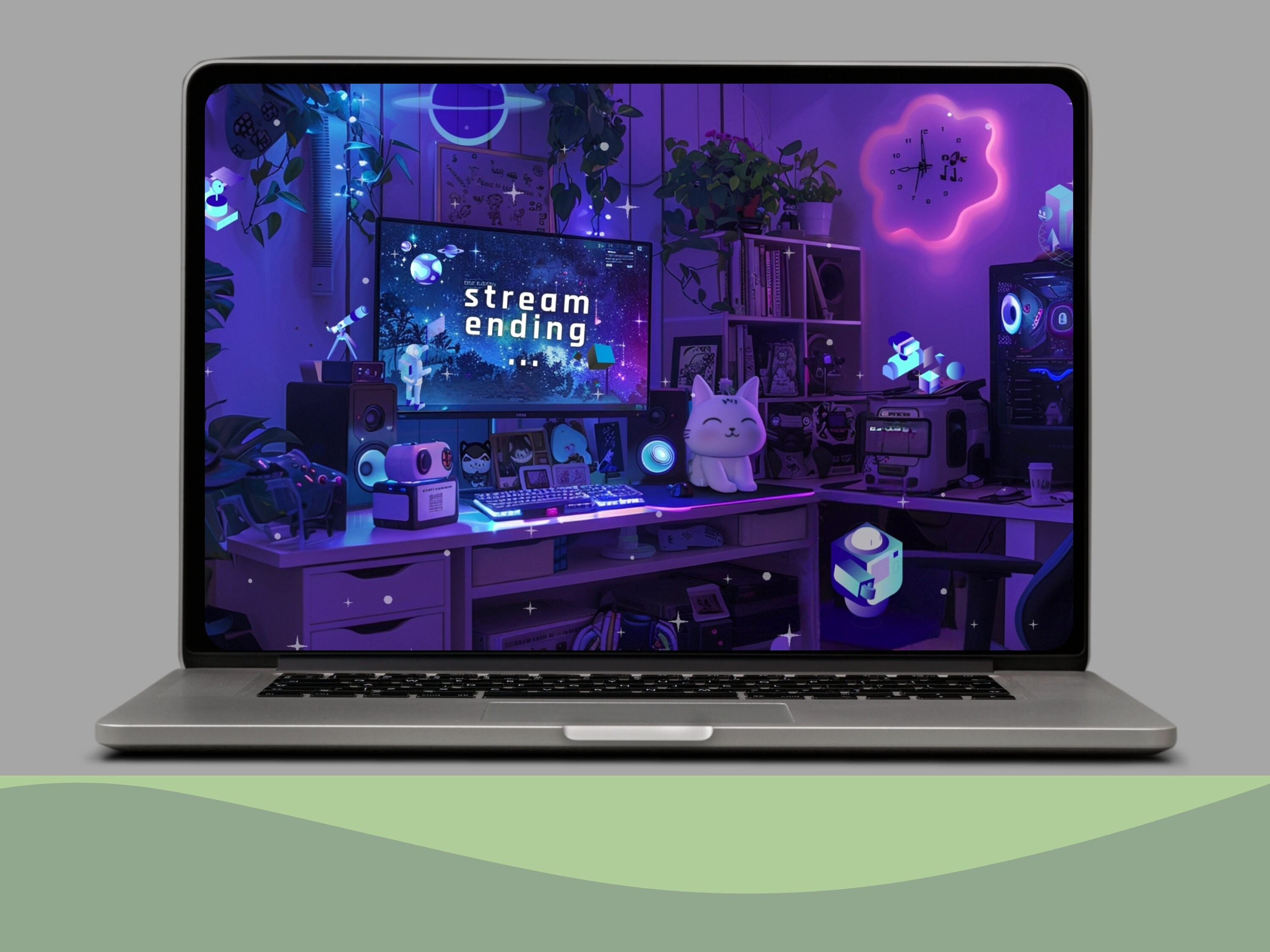 Animated Starting Stream Screen Gaming Twitch Scene, Stream Starting ...