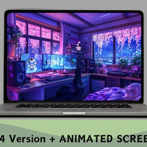 Animated Cozy Room Stream Screen Gaming Twitch Scene, Stream Starting ...