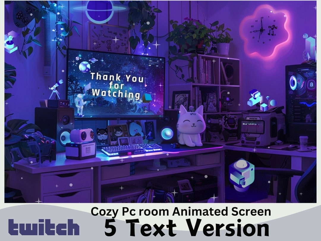 Animated Twitch Stream Screens: Spaceship Theme (digital Download) - Etsy