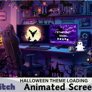 Animated Spooky Twitch Screen: Horror Halloween Theme (MP4 Video) - Etsy