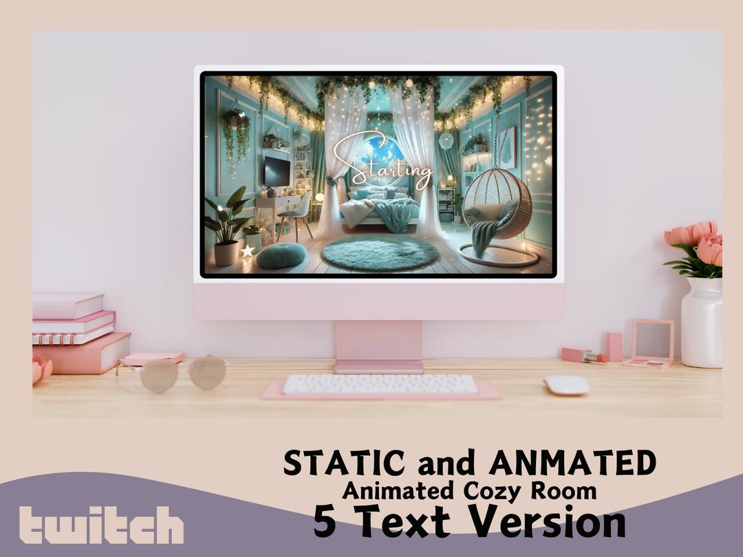 Starting Soon Animated Screen, Vtuber Animated Background, Twitch ...