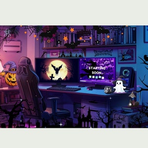Animated Spooky Twitch Screen: Horror Halloween Theme (MP4 Video) - Etsy