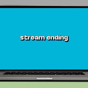 Streamer Minimalist Aqua Blues Animated Screen Collection, Twitch ...