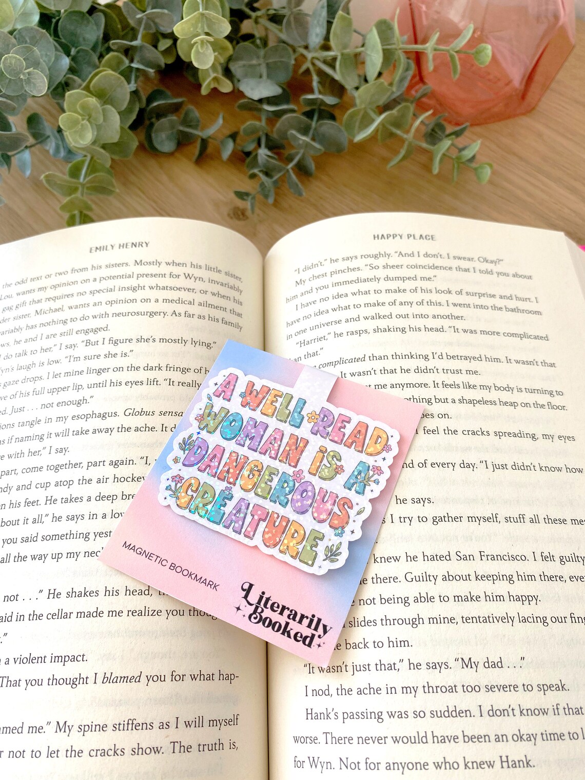Well Read Woman is a Dangerous Creature Magnetic Bookmark, Bookmark ...